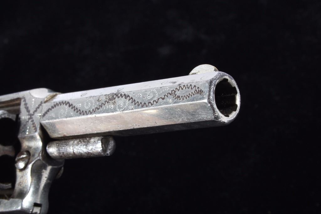 Engraved Lee Arms Co. Red Jacket No.3 .32 Revolver