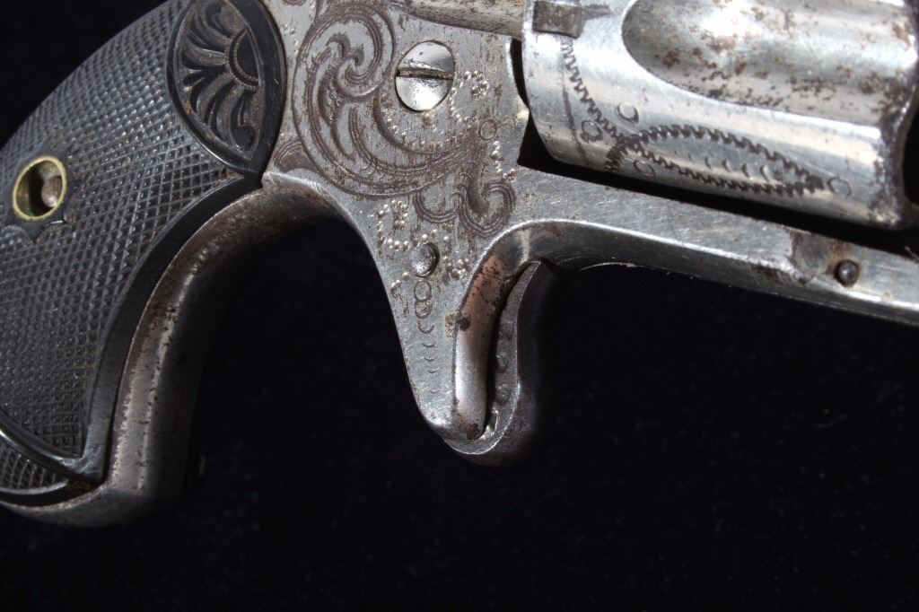 Engraved Lee Arms Co. Red Jacket No.3 .32 Revolver