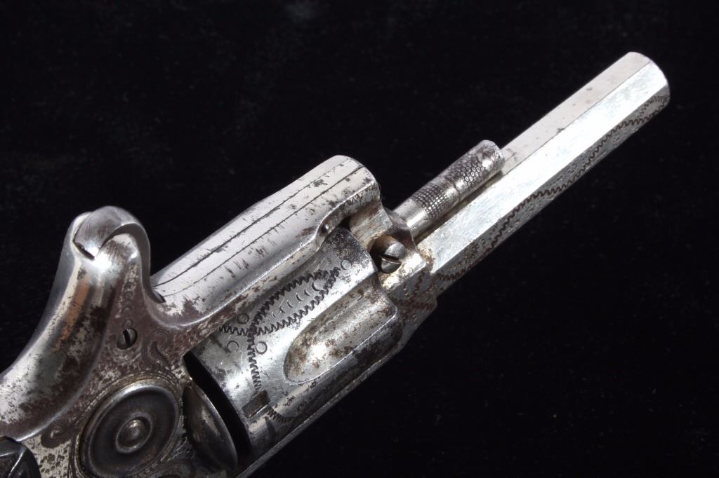 Engraved Lee Arms Co. Red Jacket No.3 .32 Revolver