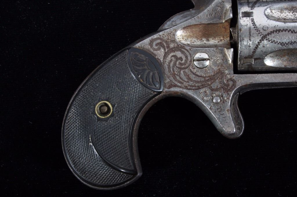Engraved Lee Arms Co. Red Jacket No.3 .32 Revolver