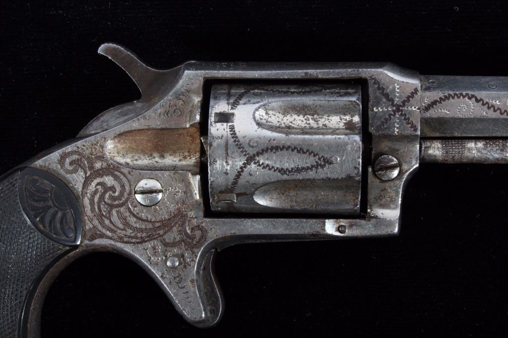 Engraved Lee Arms Co. Red Jacket No.3 .32 Revolver