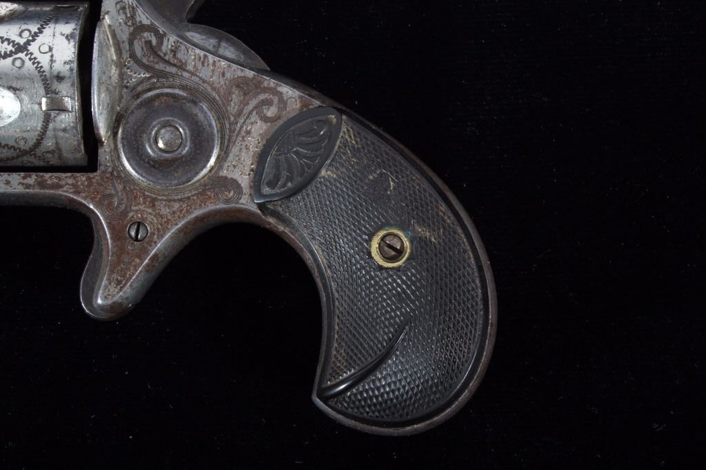 Engraved Lee Arms Co. Red Jacket No.3 .32 Revolver