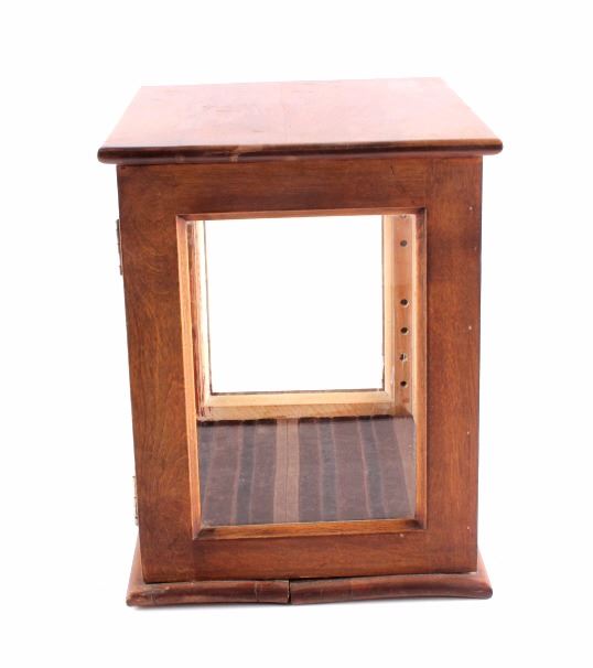 Antique Walnut Glass Mercantile Display Case
