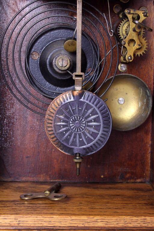 Antique Seth Thomas Oak "Kitchen" Clock