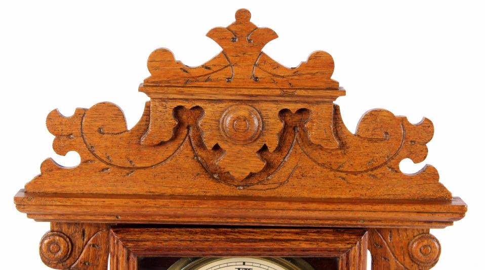 Antique Seth Thomas Oak "Kitchen" Clock
