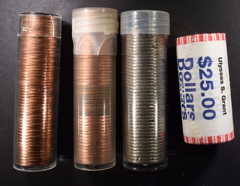 LOT OF 4 MIXED ROLLS