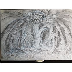 Pan's-labyrinth (2006)-toad-lair-concept-art