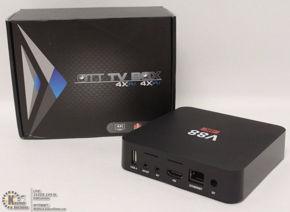 NEW V88 4K ANDROID TV BOX MULTIMEDIA GATEWAY