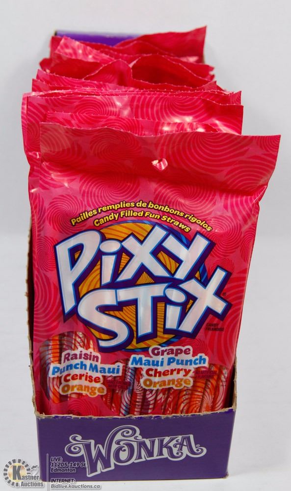 CASE OF WONKA PIXY STIX (18 X 90.7G)