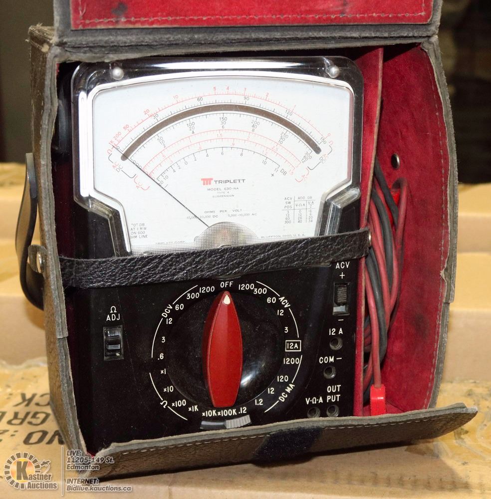 TRIPLETT MODEL 630-NA SUSPENSION MULTI -METER