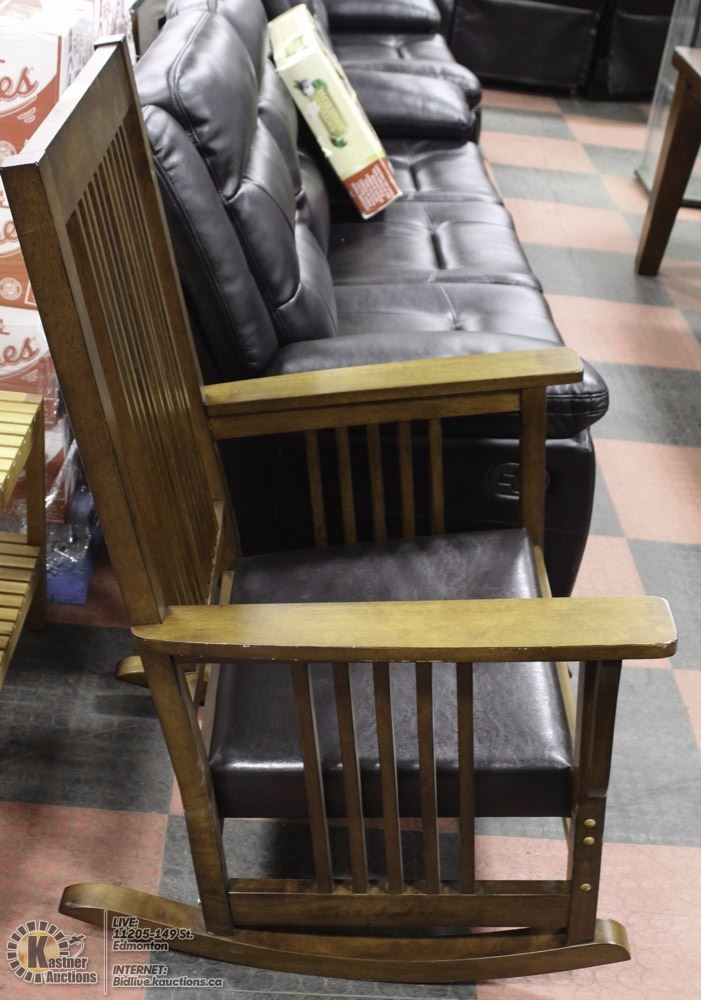 DUCKS UNLIMITED ROCKING CHAIR.