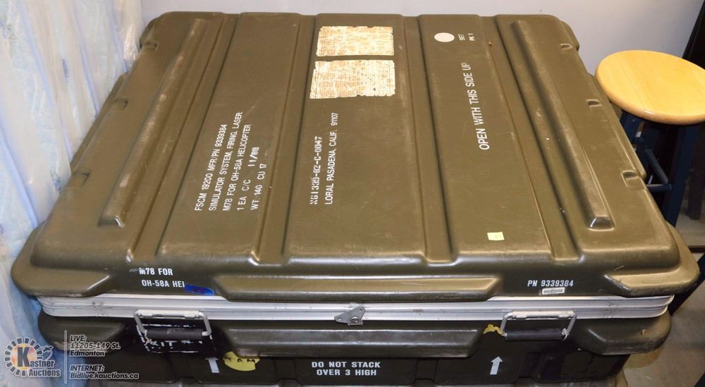 MILITARY STYLE PELICAN HARD CASE SHIPPING BOX