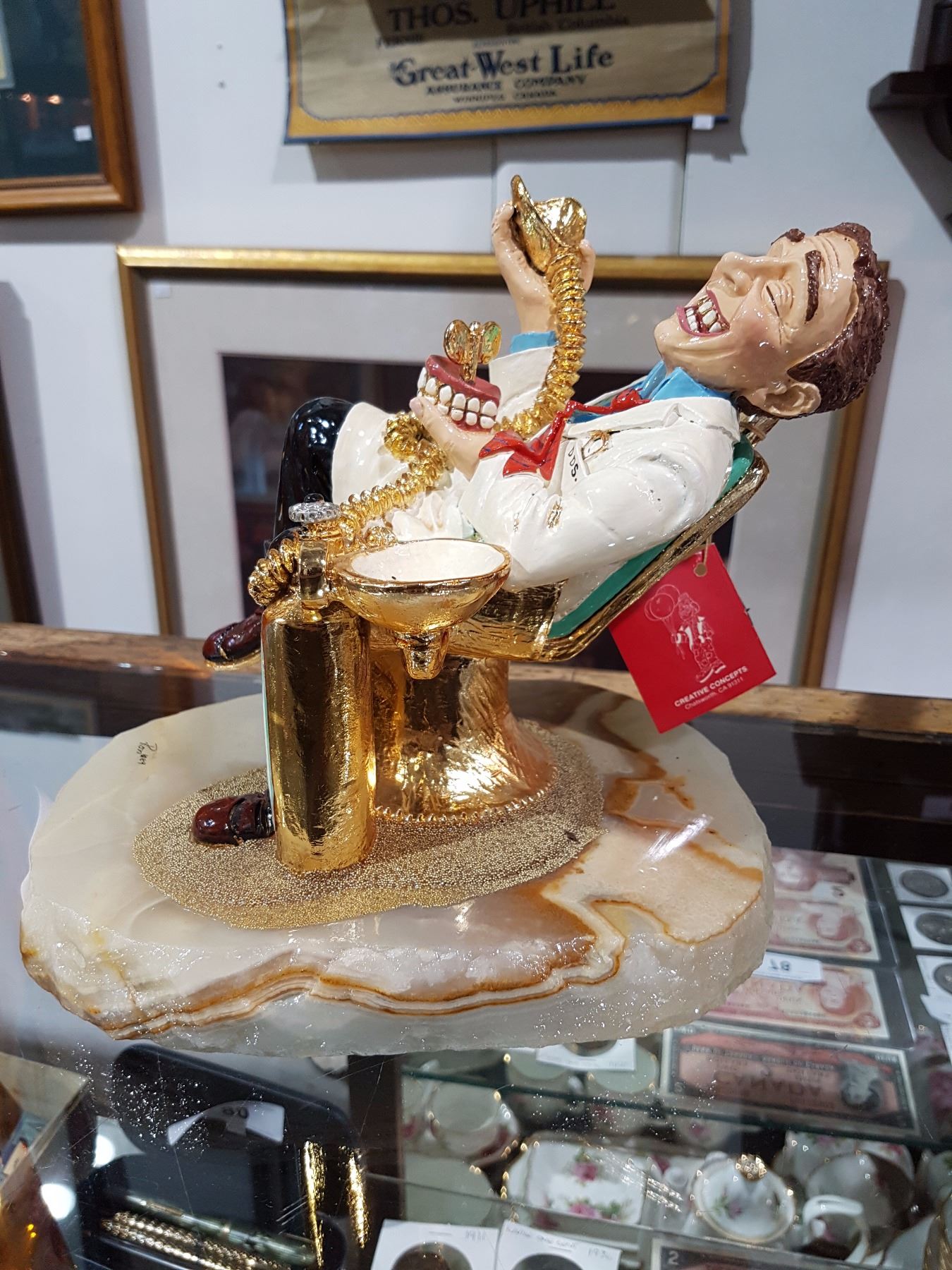 SIGNED ORIGINAL RON LEE FIGURINE