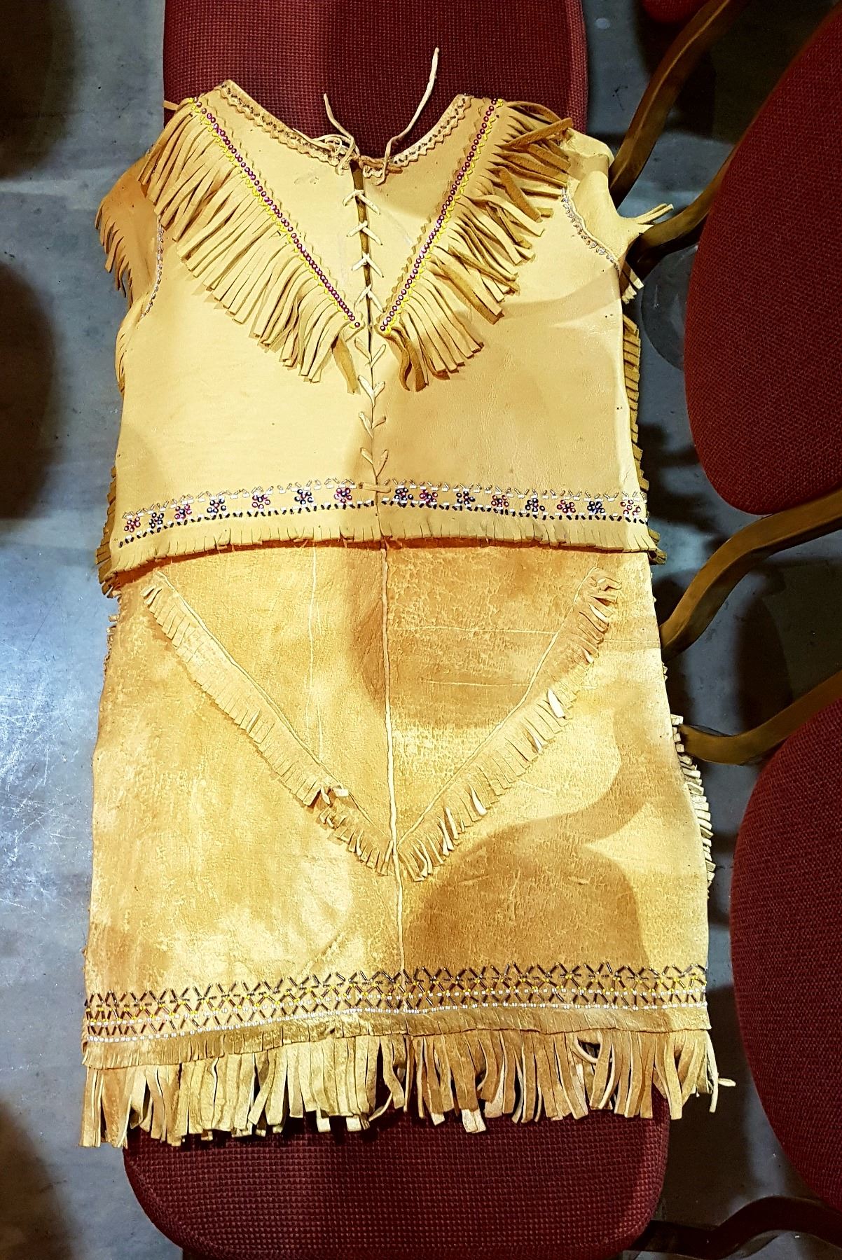 NATIVE BEADED DRESS