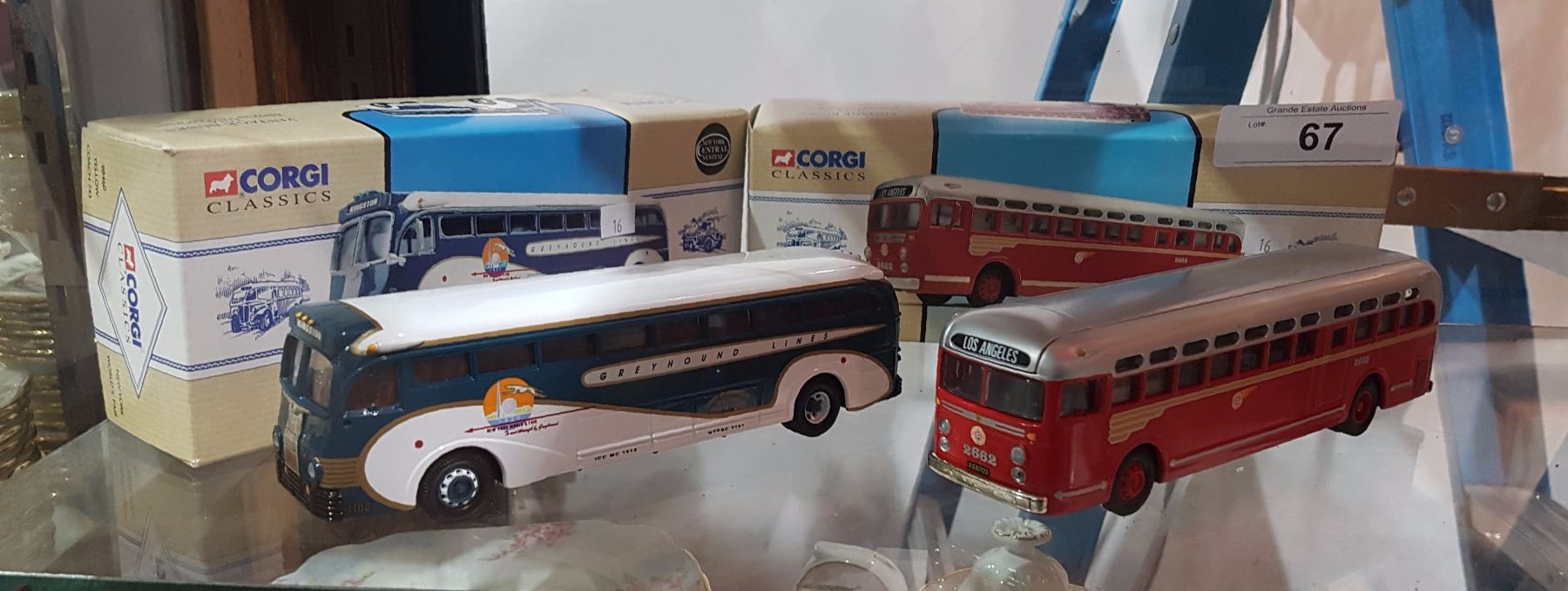 TWO CORGI DIE CAST BUSES
