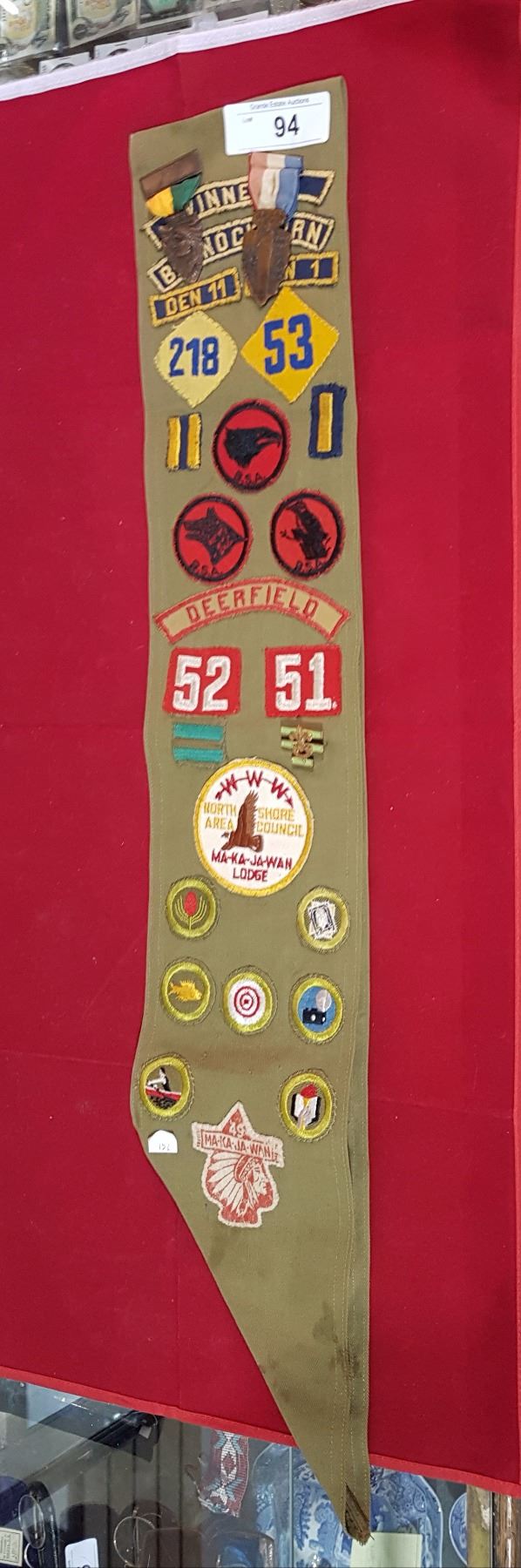 RARE VINTAGE BOY SCOUT SASH