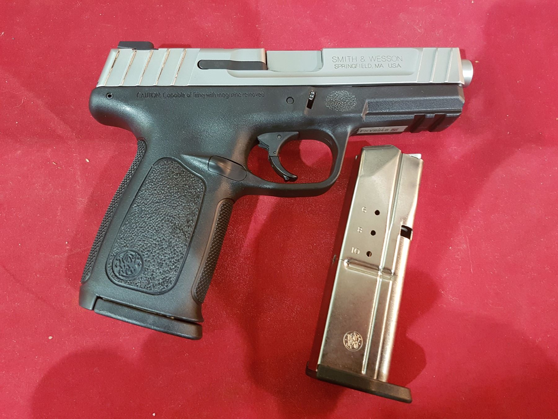 SMITH & WESSON MODEL SD9 VE 9MM PISTOL