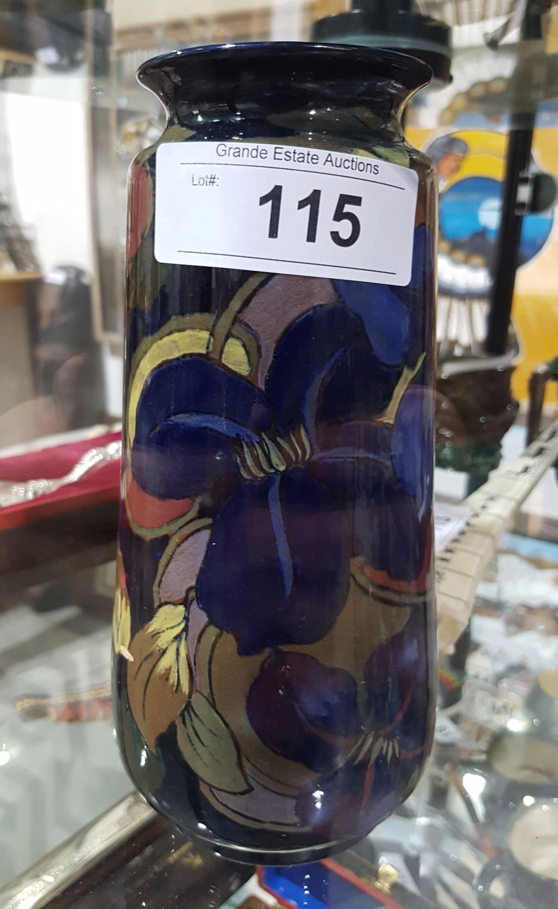ROYAL STANLEY WARE JACOBEAN VASE