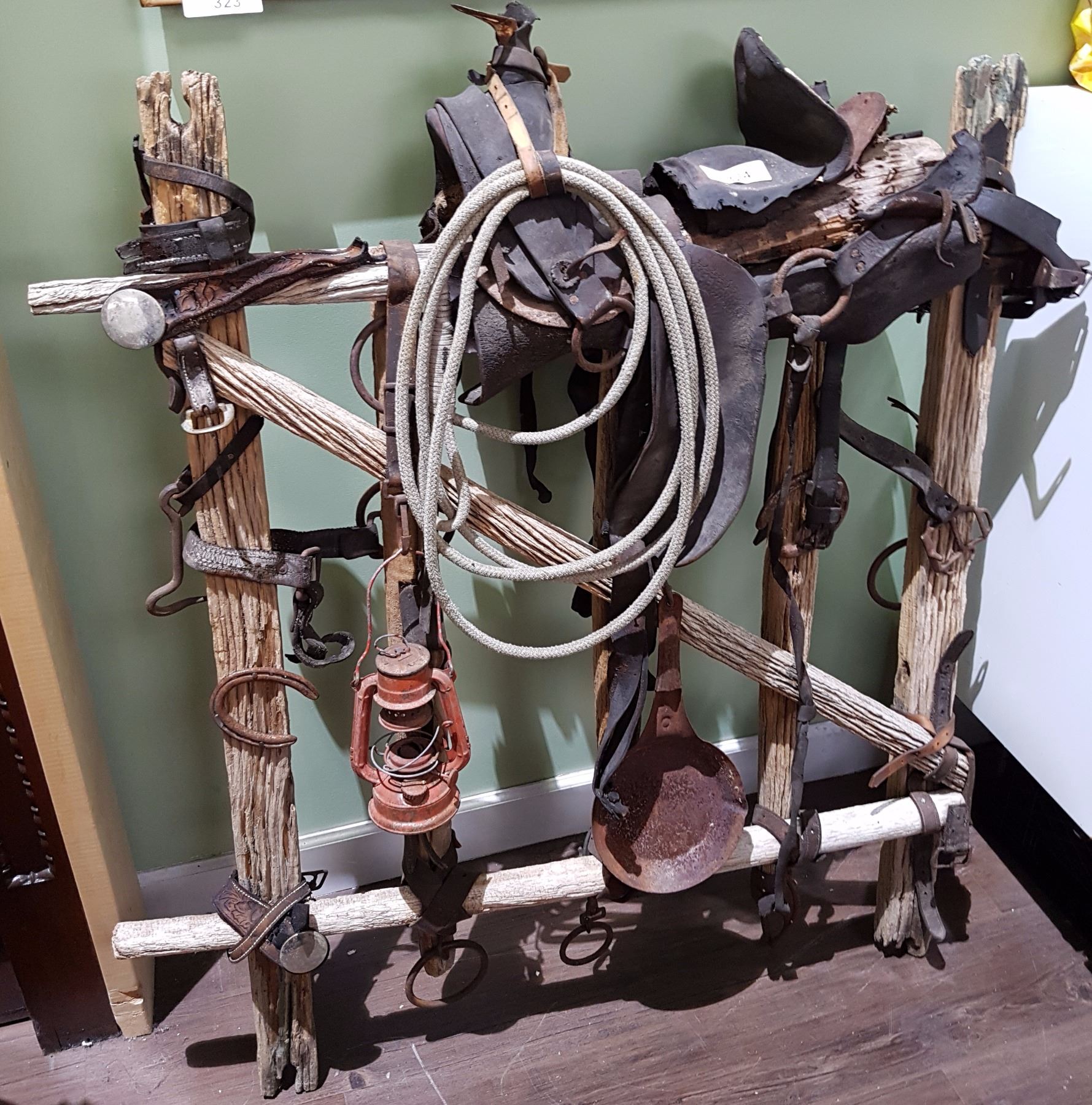 CUSTOM MADE WESTERN/COWBOY MOTIF GATE