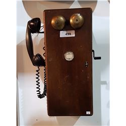 HAND CRANK WALL TELEPHONE