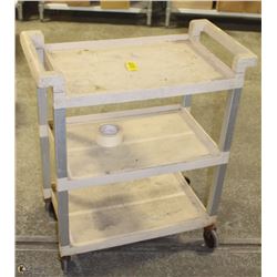 RUBBERMAID 3-TIER TUFF-MADE CART-LINE ROLLING CART