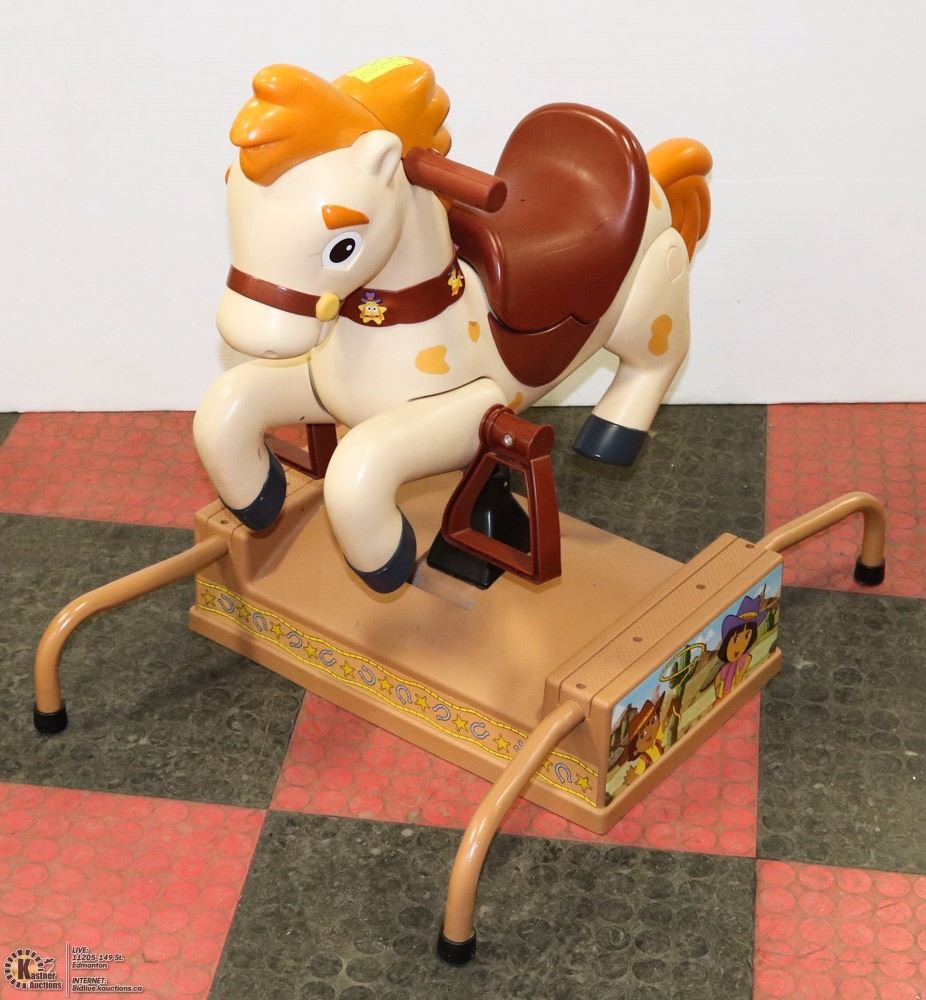 DORA THE EXPLORER RIDING HORSE WITH SOUND AND