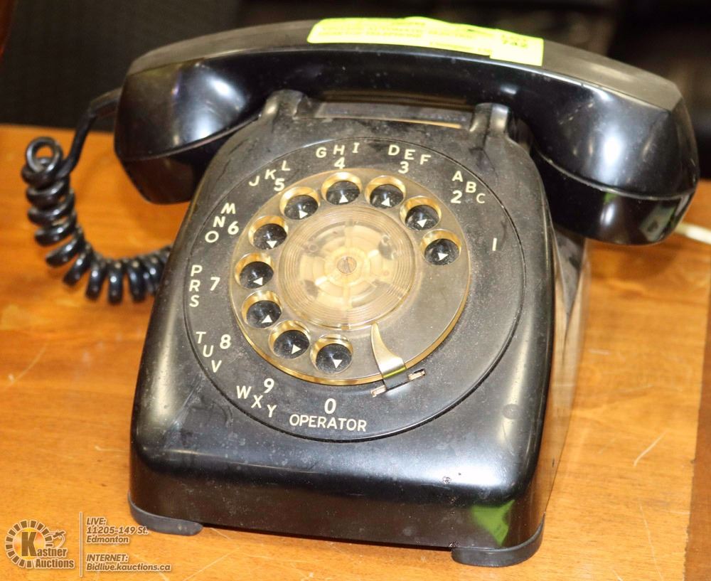 VINTAGE AUTOMATIC ELECTRIC DESKTOP TELEPHONE