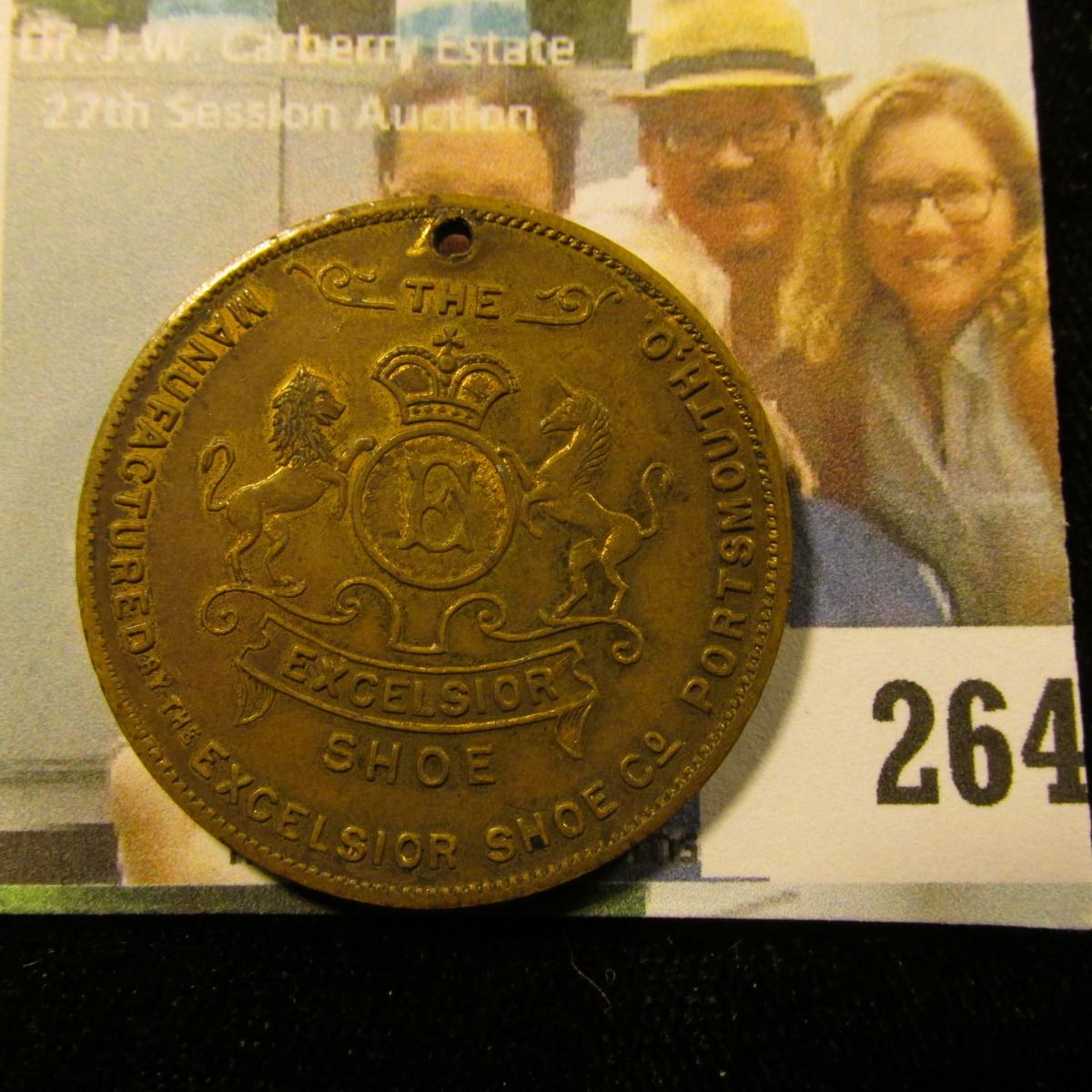 EXCELSIOR SHOE COMPANY TRADE TOKEN…"THE ORIGINAL BOY SCOUT SHOES FOR ...