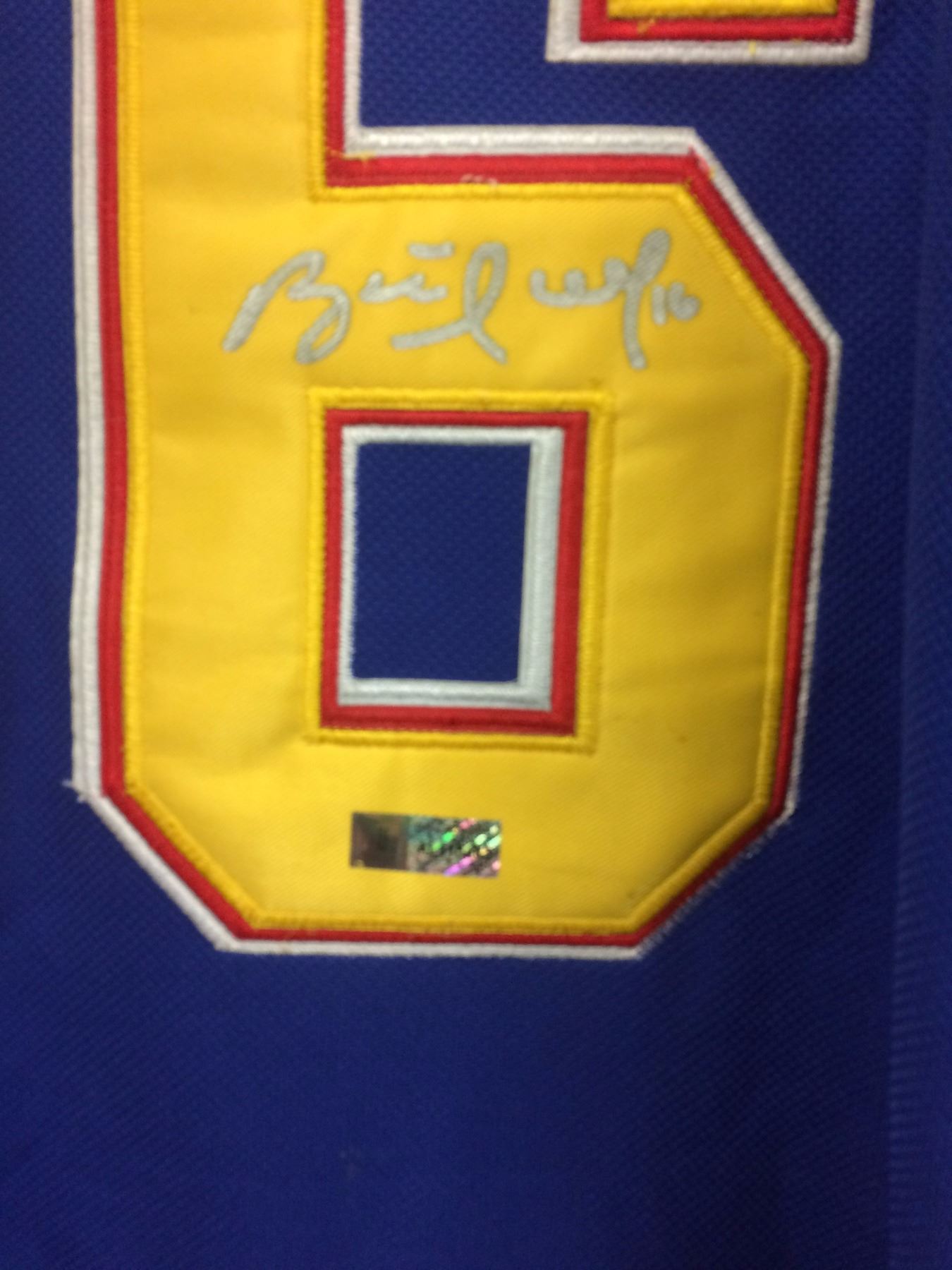 BRETT HULL AUTOGRAPHED ST LOUIS BLUES JERSEY WITH COA NEW