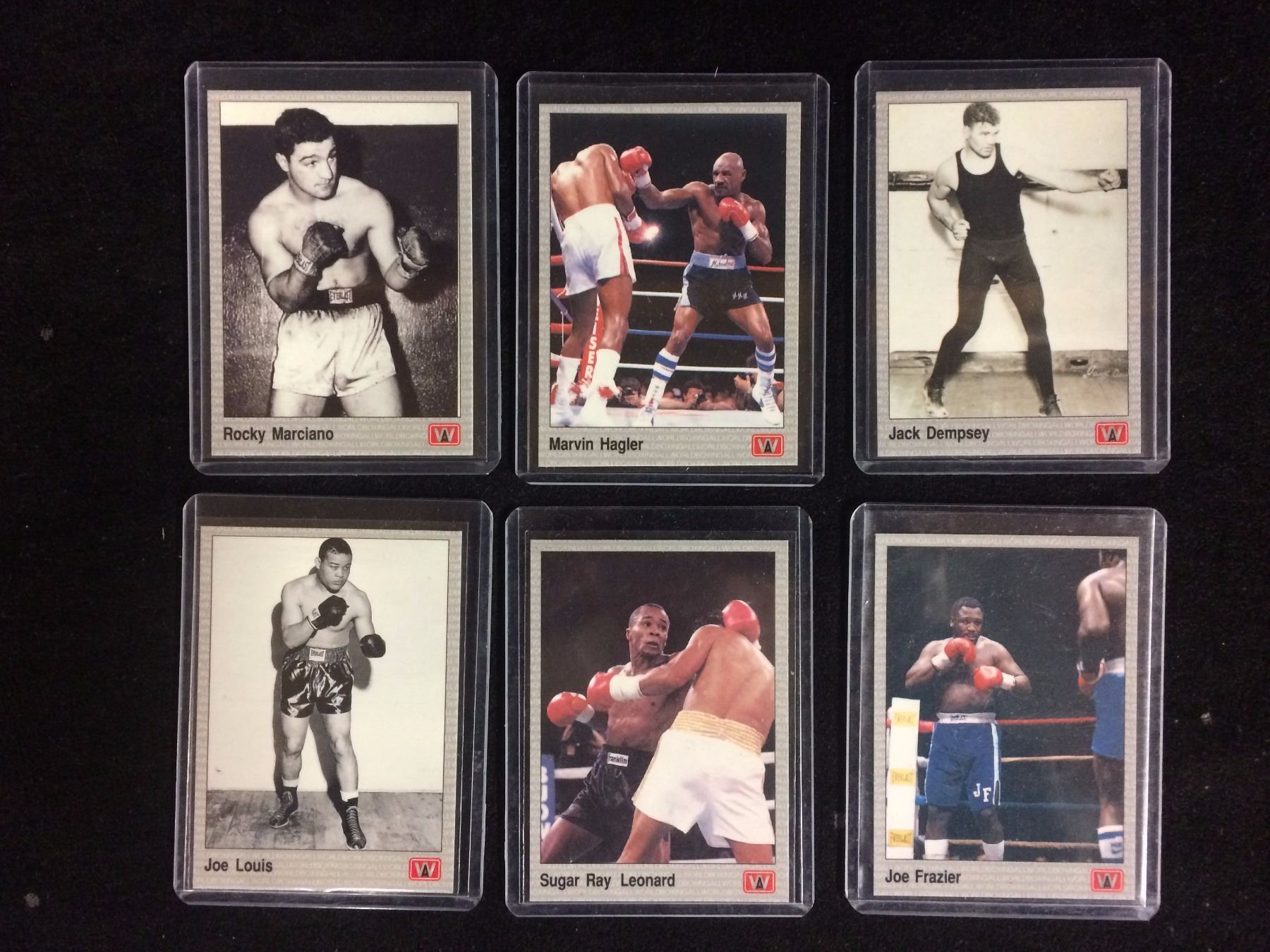 VINTAGE BOXING TRADING CARDS