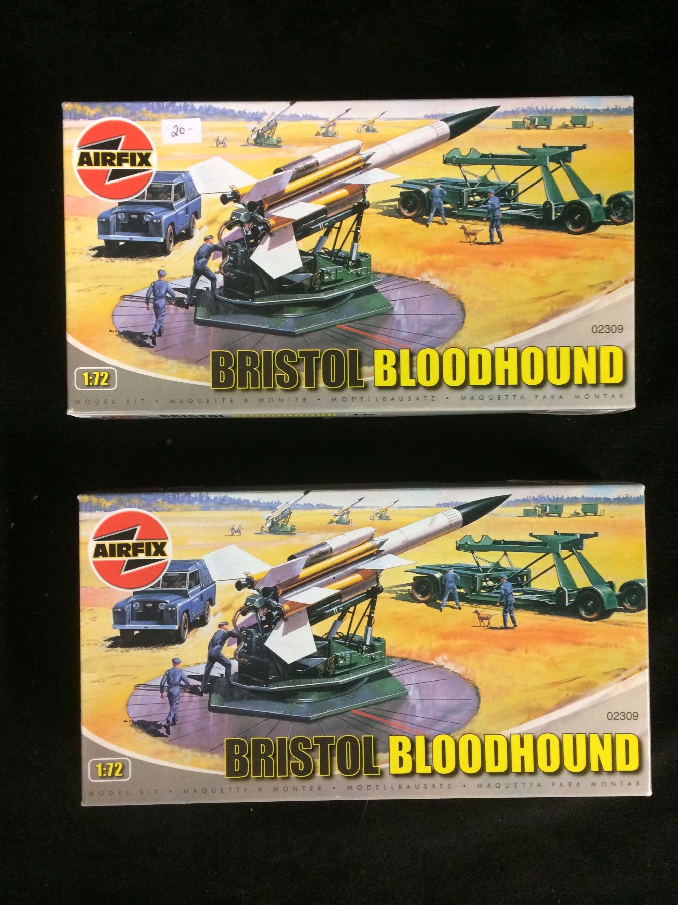 AIRFIX BRISTOL BLOODHOUND MODEL KIT LOT (IN BOX)
