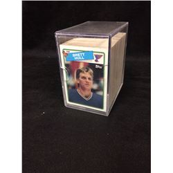 COMPLETE SET 1987/88 TOPPS HOCKEY CARDS (BRETT HULL ROOKIE)