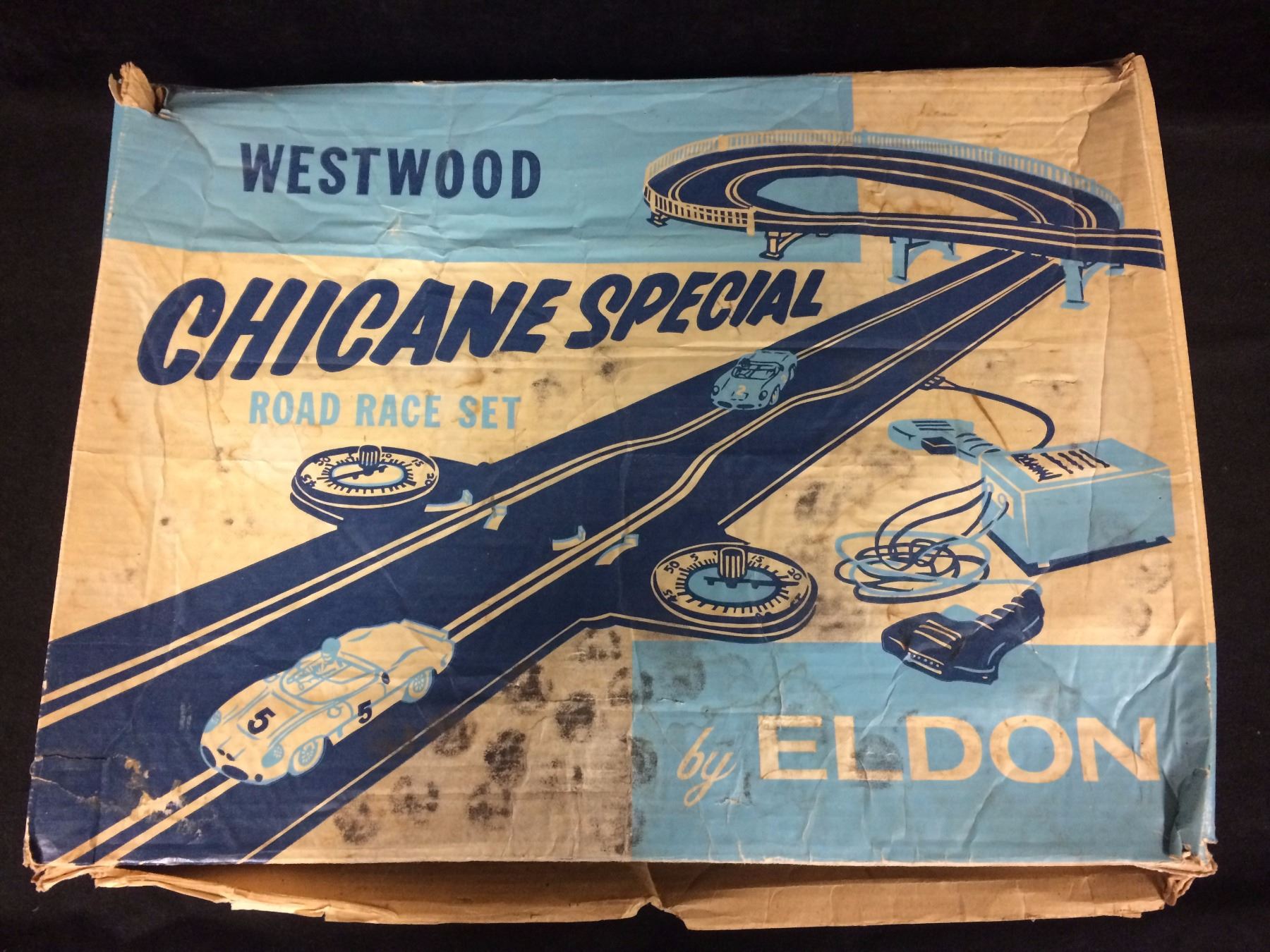WESTWOOD CHICANE SPECIAL ROAD RACE SET BY ELDON W/ BOX
