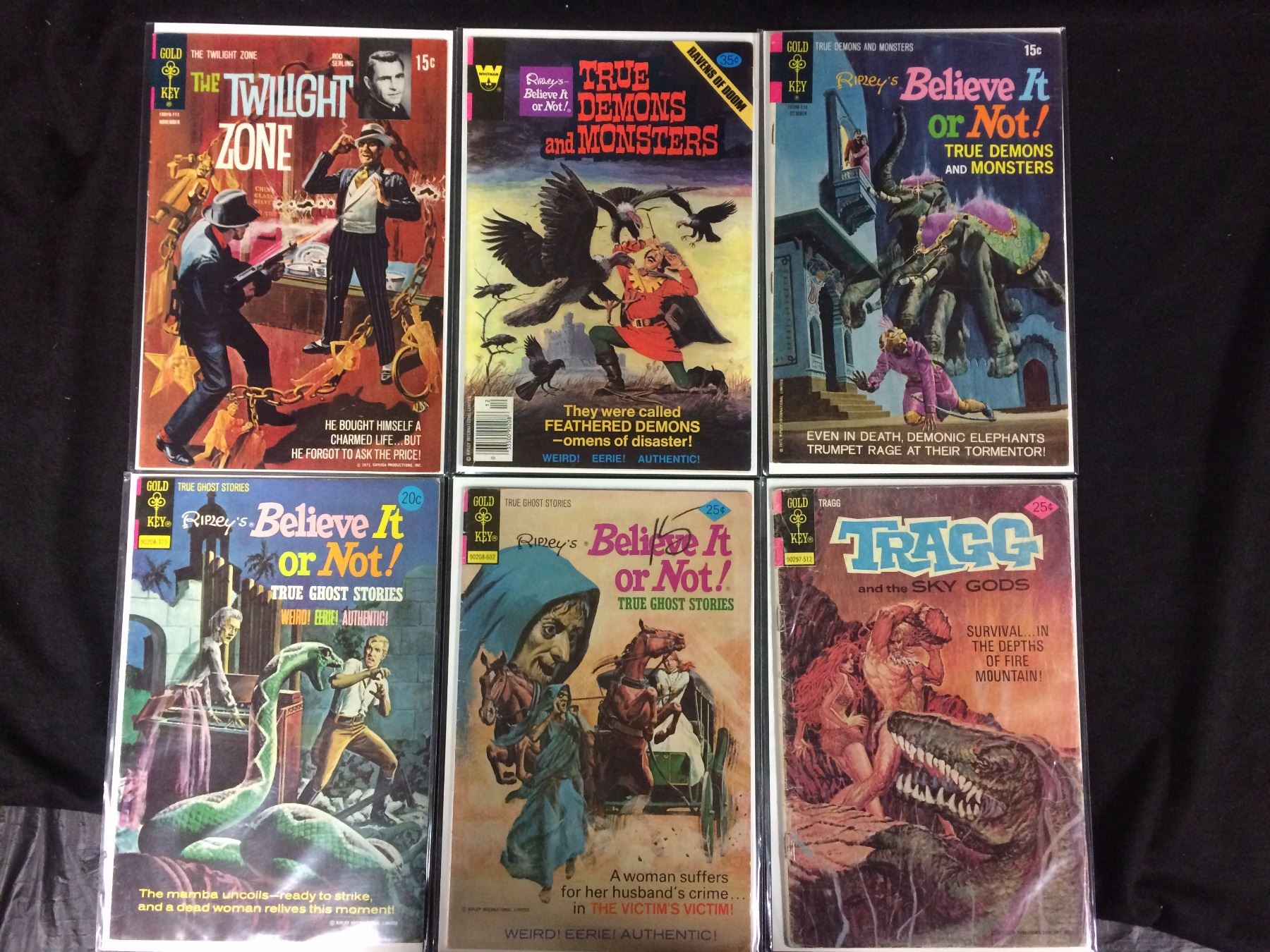GOLD KEY COMIC BOOK LOT (TRAGG, BELIEVE IT OR NOT, TWILIGHT ZONE)