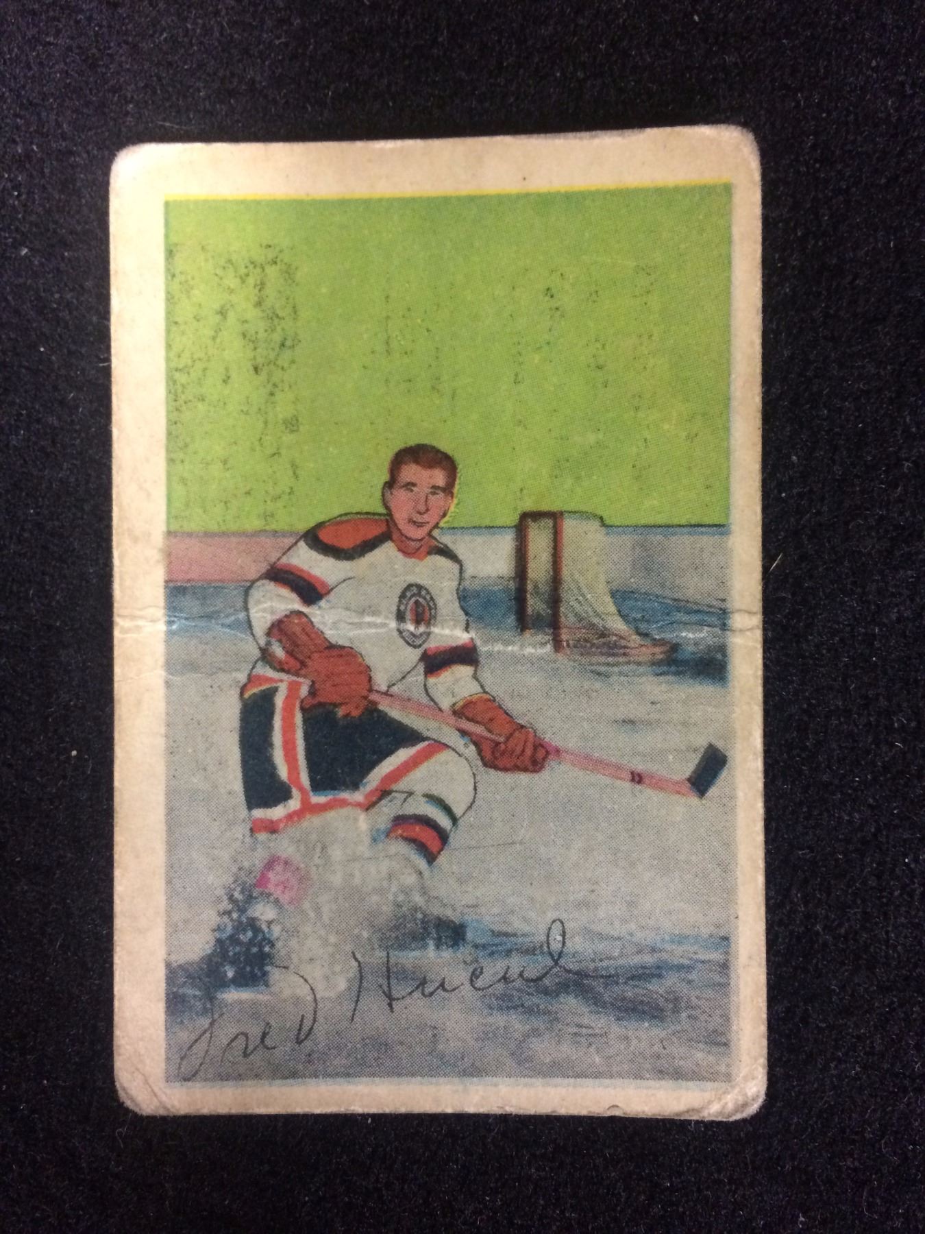 1952/53 PARKHURST HOCKEY CARD FREDDY HUCUL