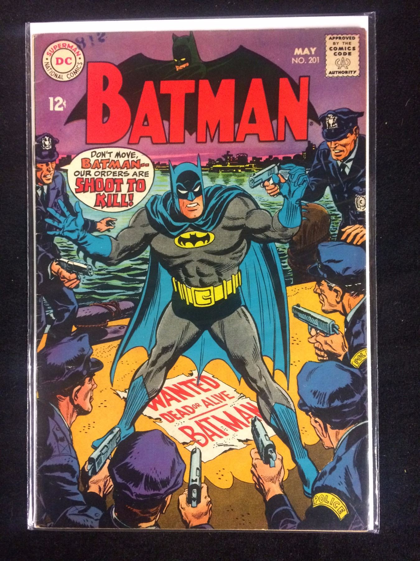 Batman #201 - May 1968 - silver age DC comics - joker/penguin/catwoman ...