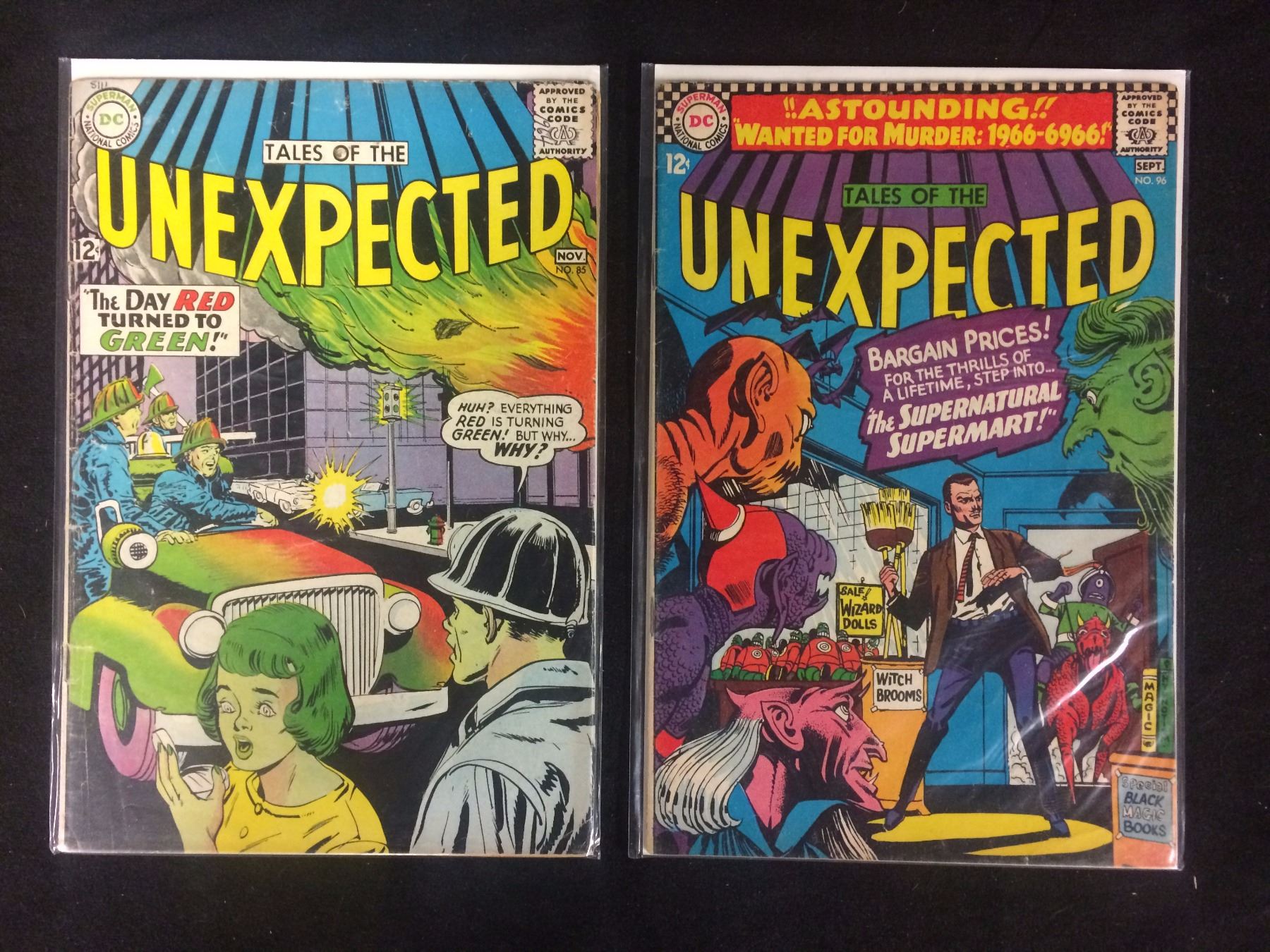 TALES OF THE UNEXPECTED COMIC BOOK LOT (DC) #85, 96