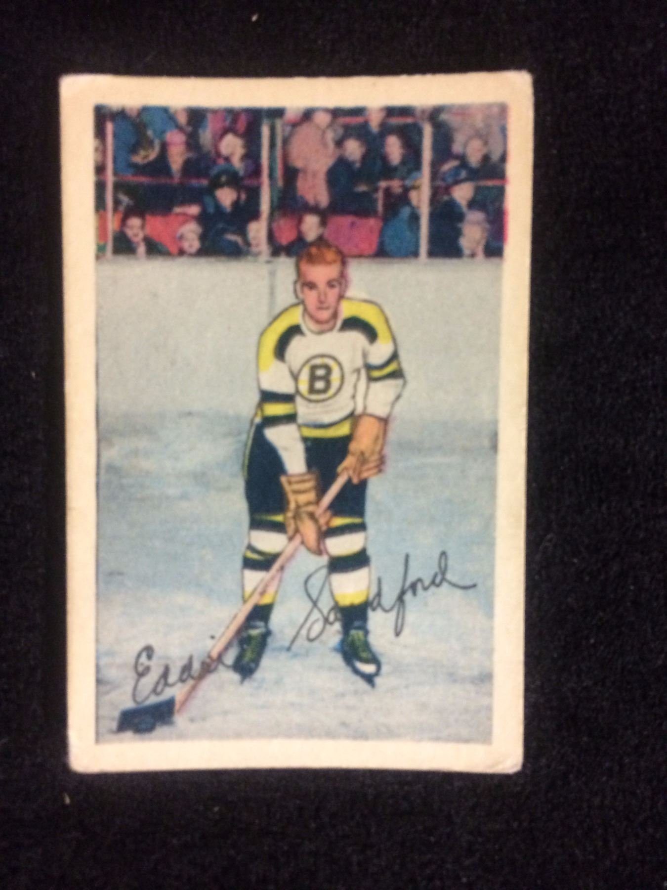 1952/53 PARKHURST HOCKEY CARD EDWARD SANDFORD
