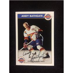 ANDY BATHGATE AUTOGRAPHED ZELLERS SIGNATURE SERIES HOCKEY CARD