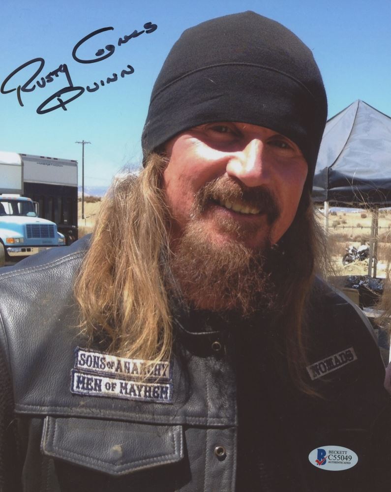 Rusty Coones Signed Sons of Anarchy 8x10 Photo Inscribed "Quinn ...