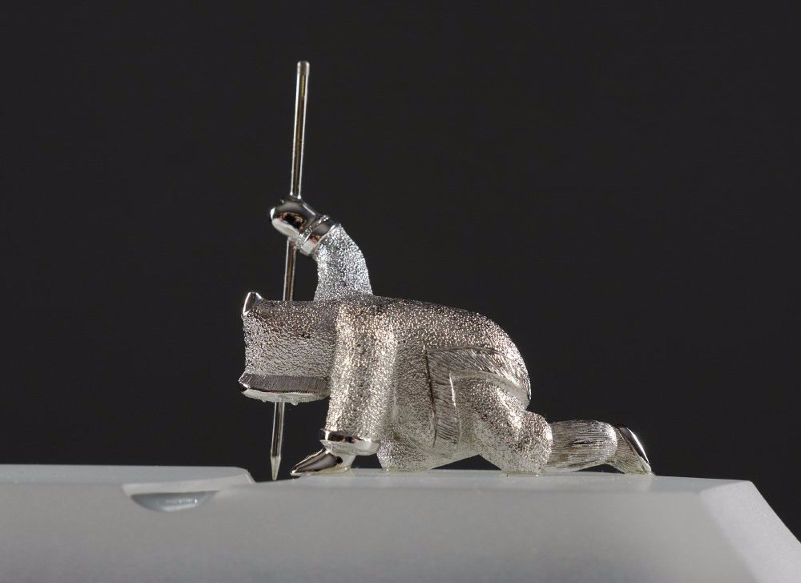 Steuben Crystal Arctic Fisherman