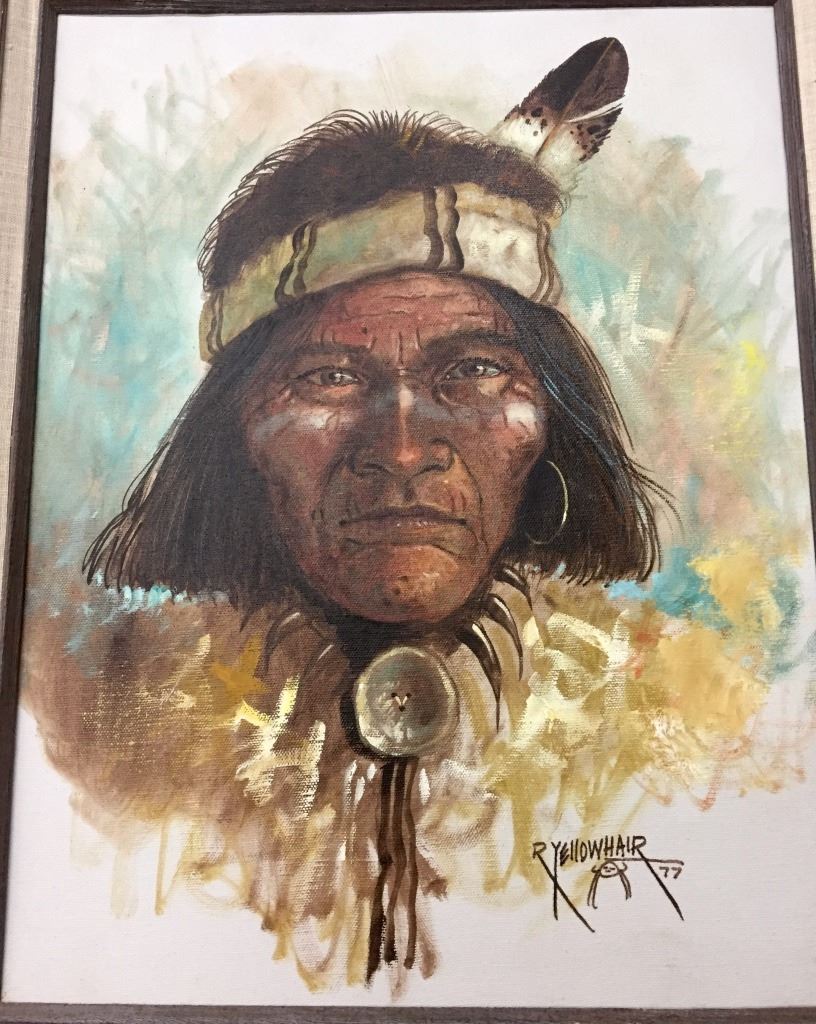 Original Oil Painting, Robert Yellowhair