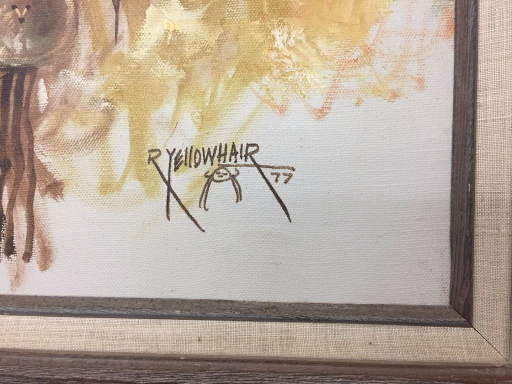 Original Oil Painting, Robert Yellowhair