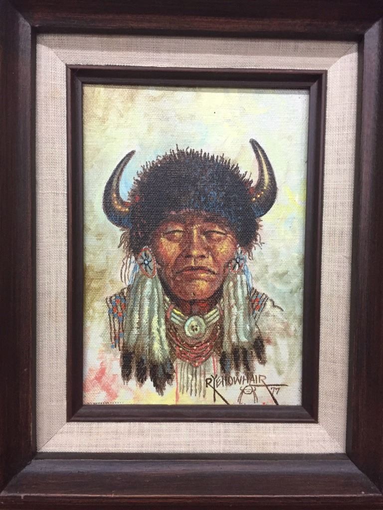 Original Oil Painting, Robert Yellowhair