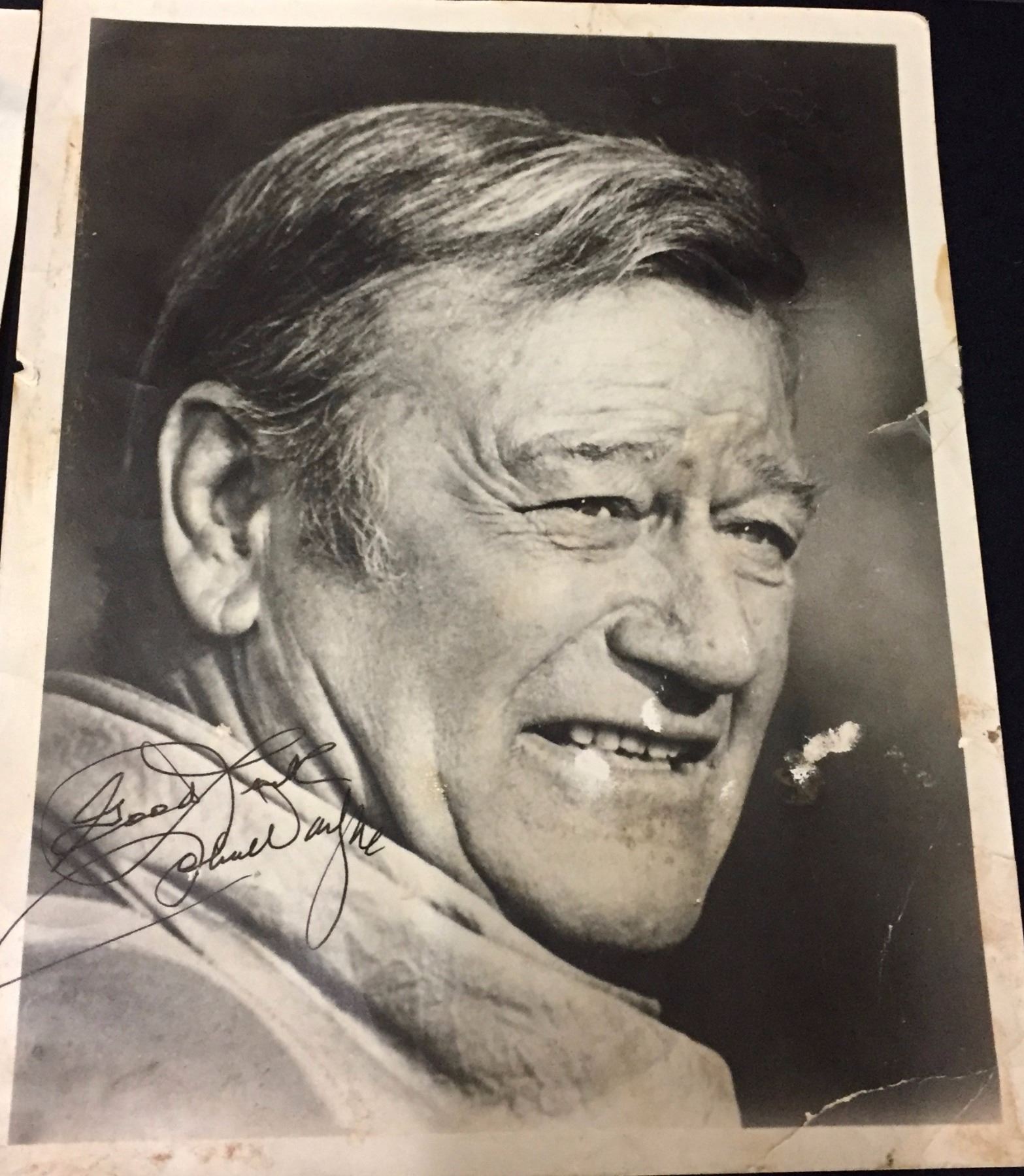 Original John Wayne Signature - Related Memorabilia