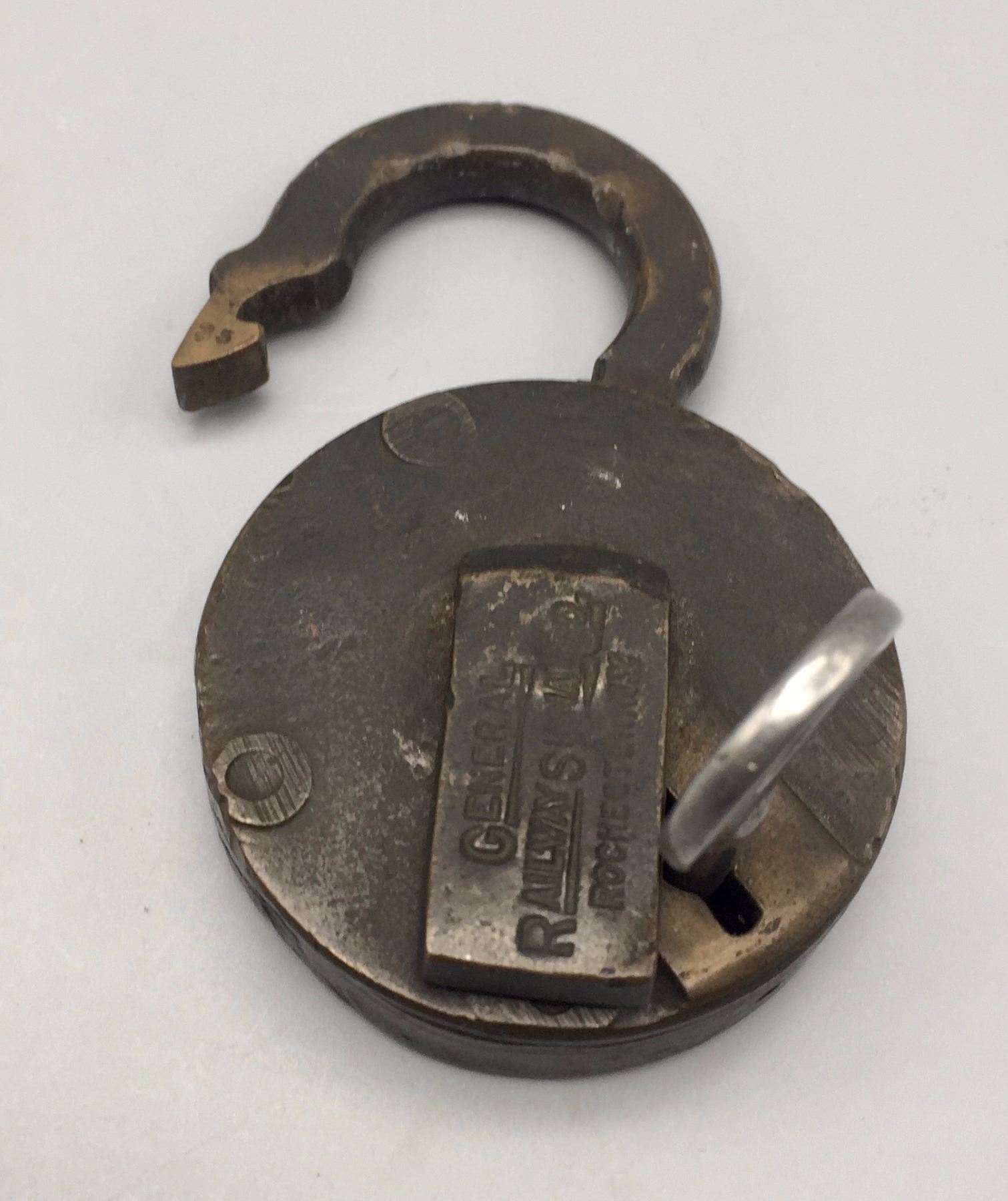 Antique Ames Sword Co. Lock with Key
