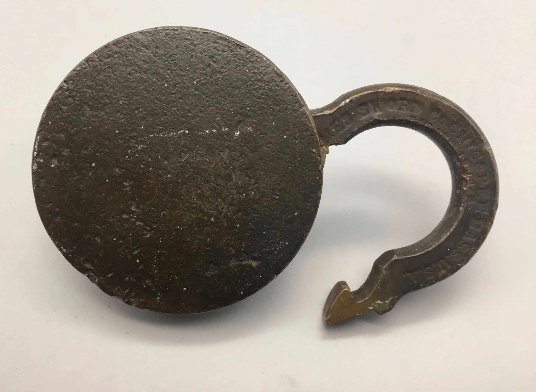 Antique Ames Sword Co. Lock with Key