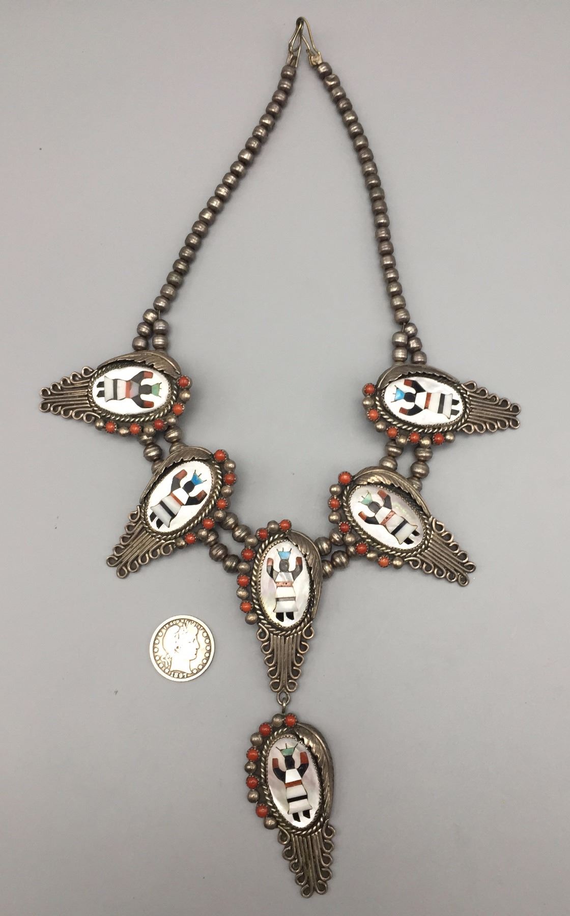 Vintage Inlay Necklace