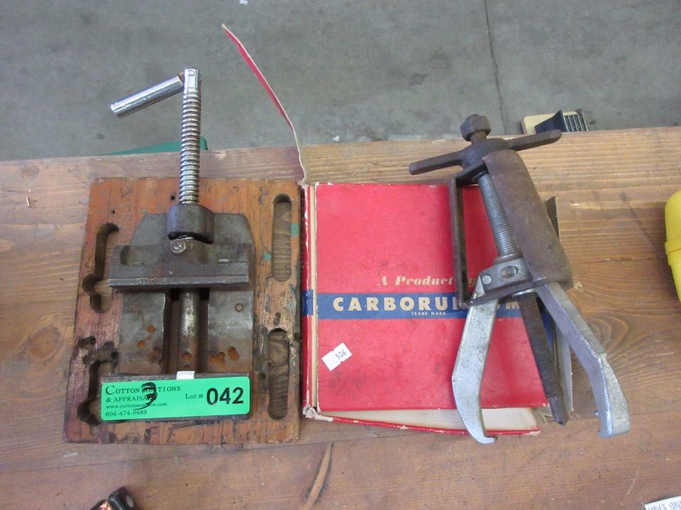 Grinding Wheel/Puller & Drill Press Vice