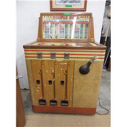 1946 Bally “Triple Bell” Console Slot Machine